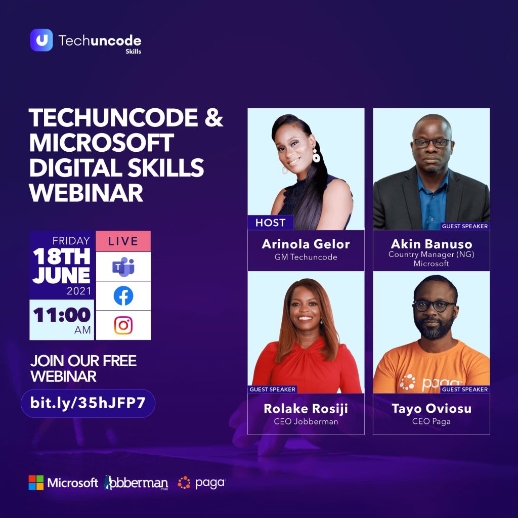 Why You Must Not Miss Techuncode And Microsoft’s Digital Skills Webinar - Techuncode